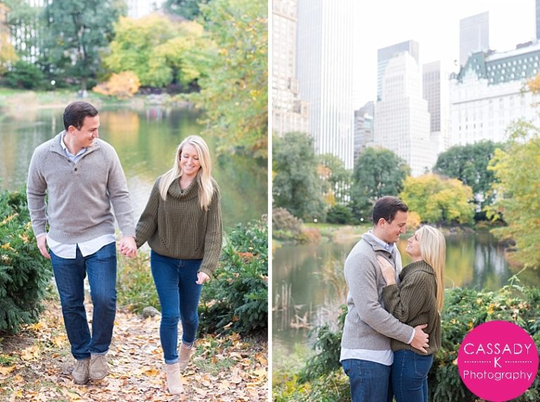 Central Park Fall Engagement Session | Kelly + Andrew | Philadelphia ...